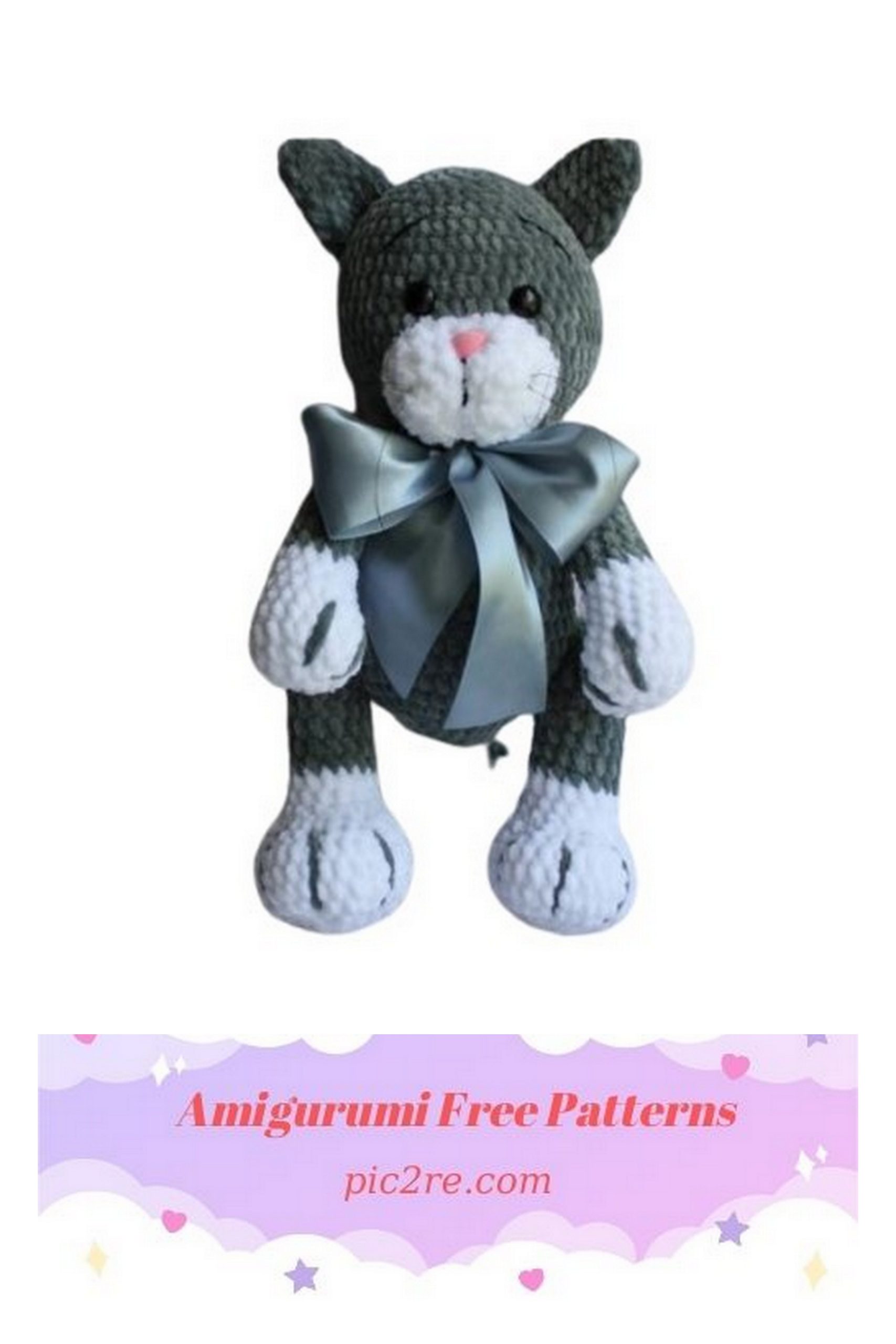Amigurumi Velvet Tim The Cat Free Pattern - Amigurumi animal Amigurumi ...