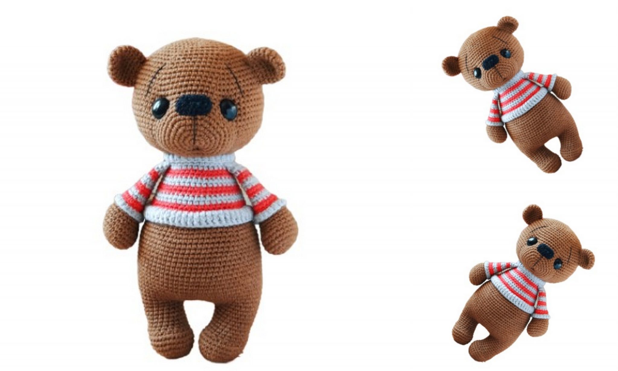 Amigurumi Stitched Bear Free Pattern - Amigurumi Patterns