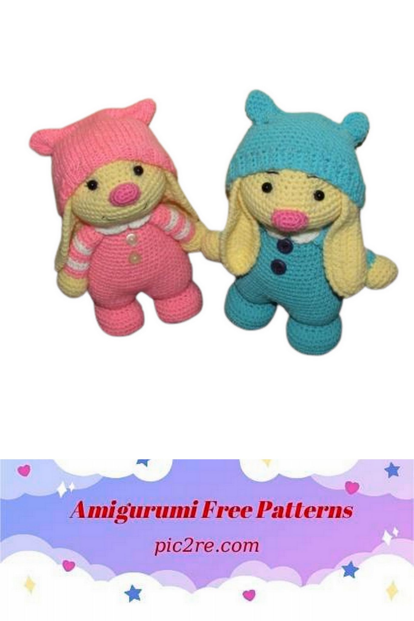 Hat Rabbit Amigurumi Free Pattern - Amigurumi Patterns