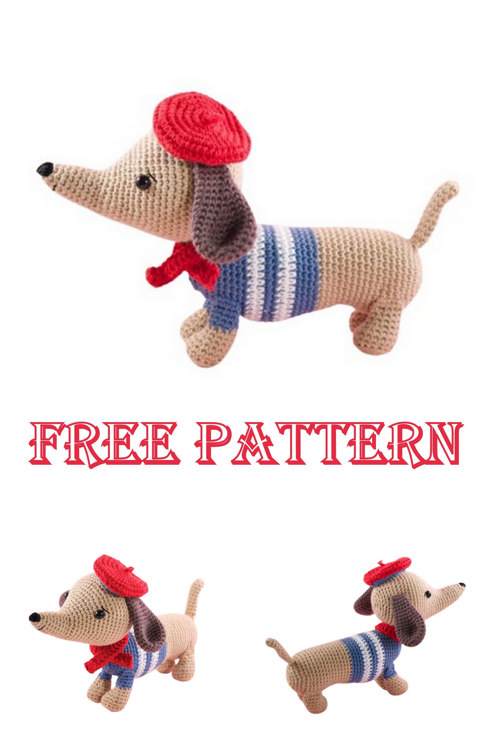 Amigurumi Dog Manu Free Pattern - Amigurumi Patterns
