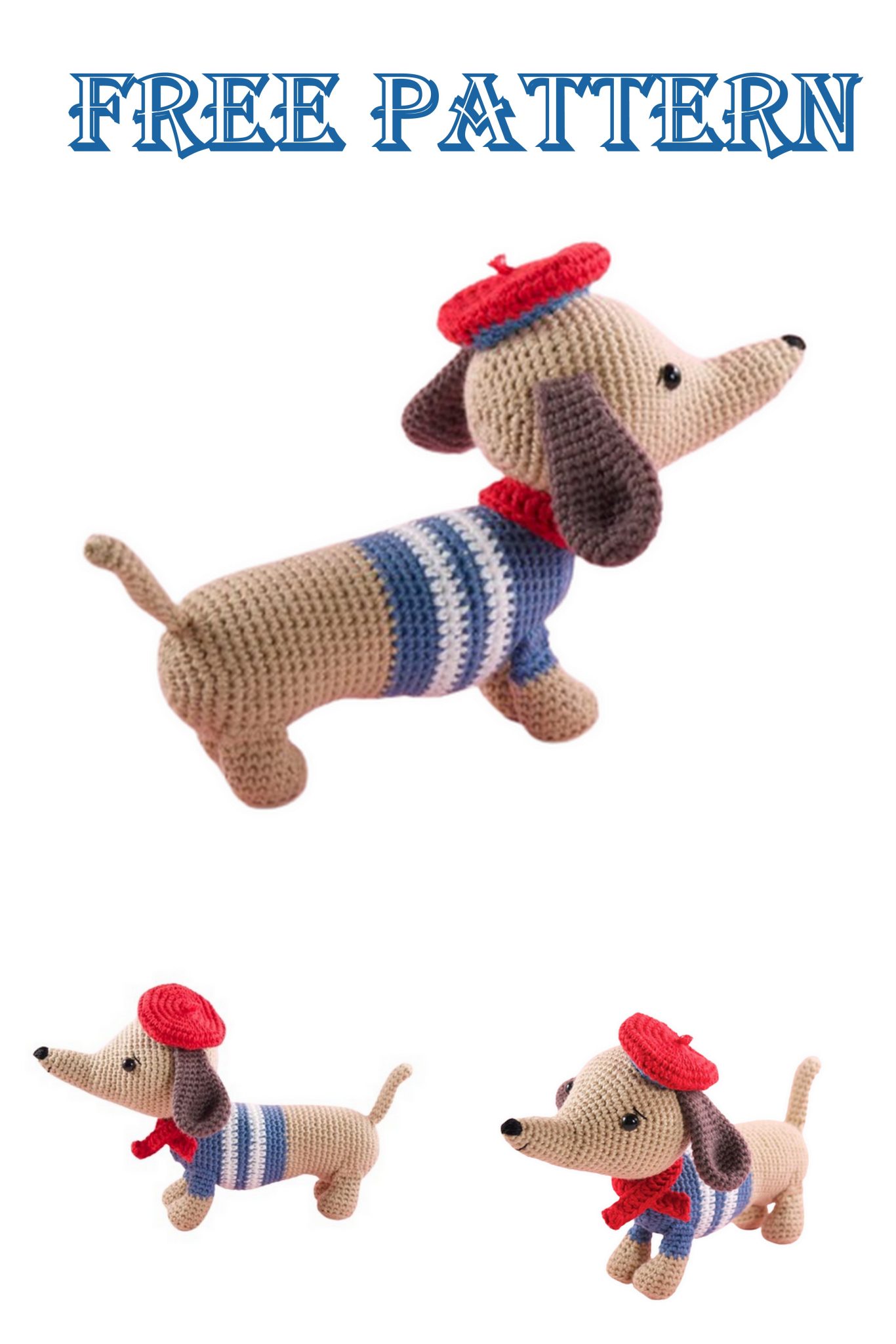 Amigurumi Dog Manu Free Pattern - Amigurumi Patterns