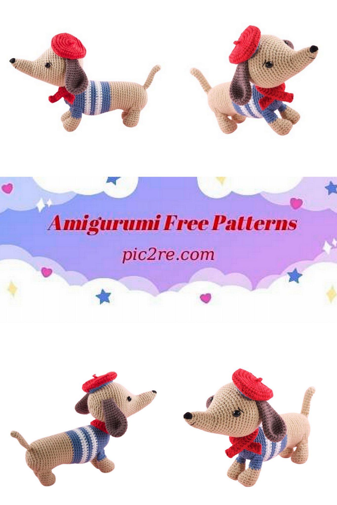 Amigurumi Dog Manu Free Pattern - Amigurumi Patterns