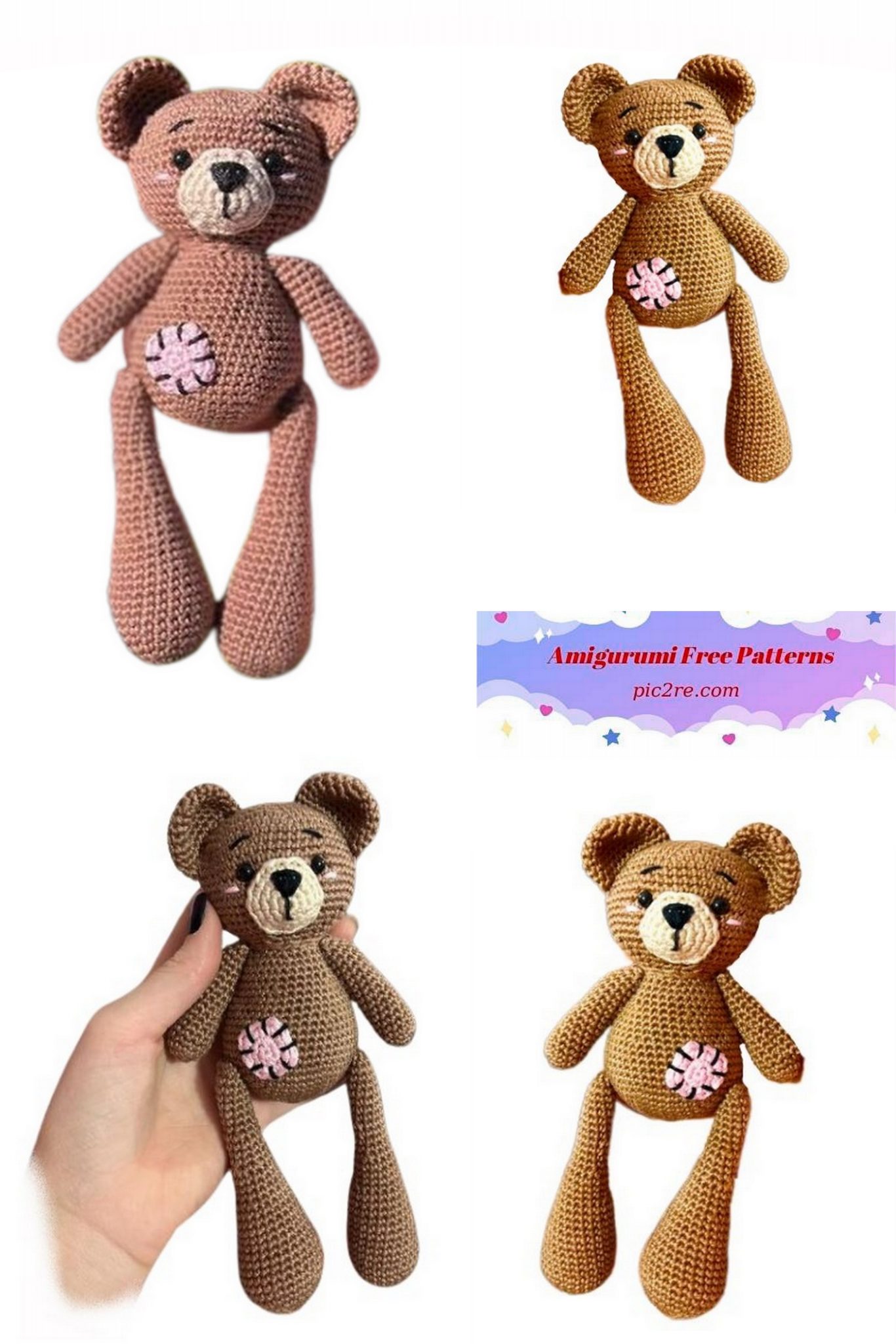 Amigurumi Teddy Fufy Bear Pattern - Amigurumi Patterns