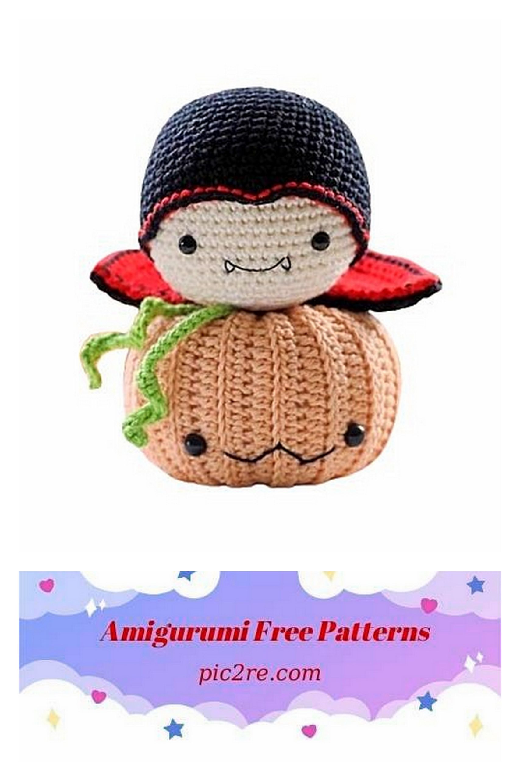 Crochet Halloween Decoration: Bat, Devil and Vampire, Pattern ...