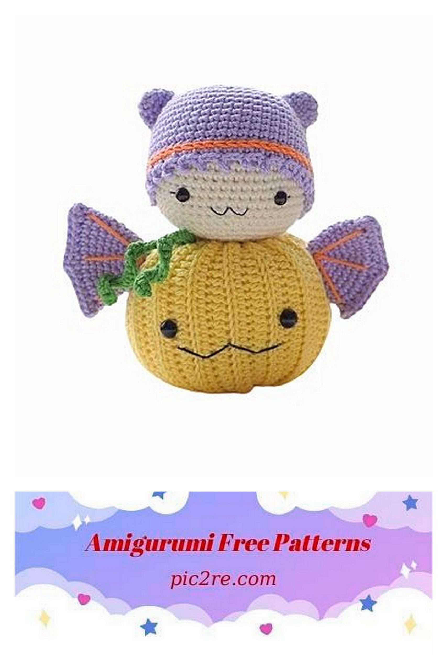 Crochet Halloween Decoration: Bat, Devil and Vampire, Pattern ...