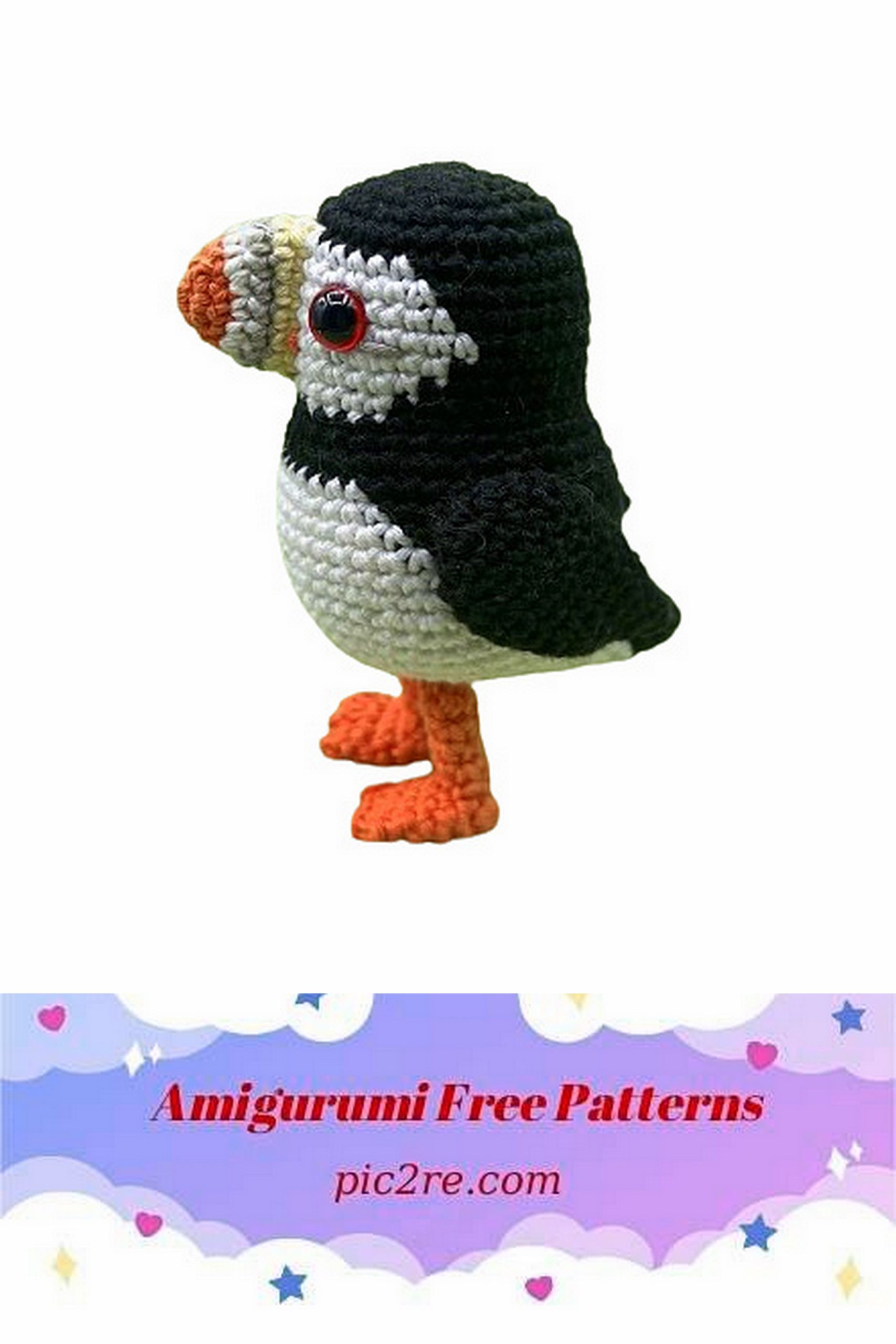 Free Amigurumi Francis the puffin Pattern - Amigurumi Patterns