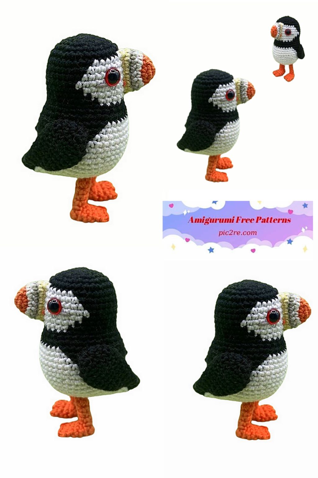 Free Amigurumi Francis the puffin Pattern - Amigurumi Patterns