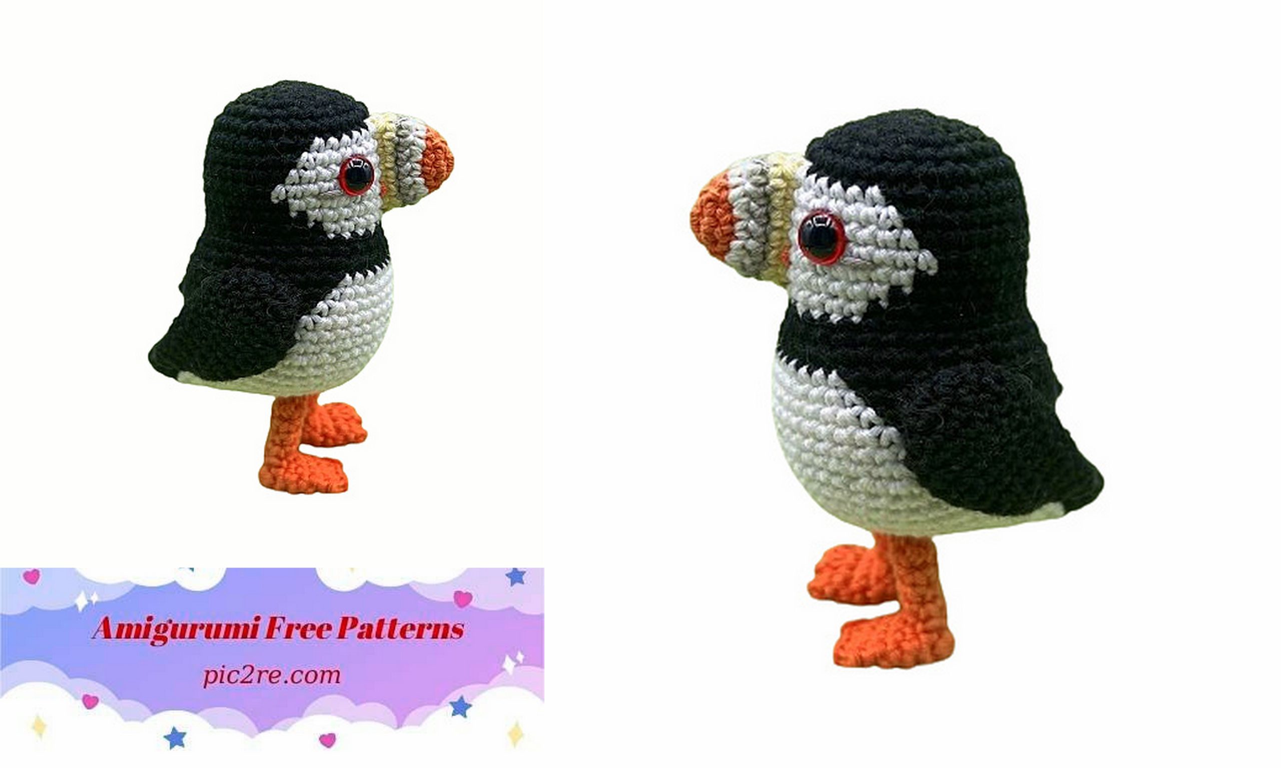 Free Amigurumi Francis the puffin Pattern - Amigurumi Patterns