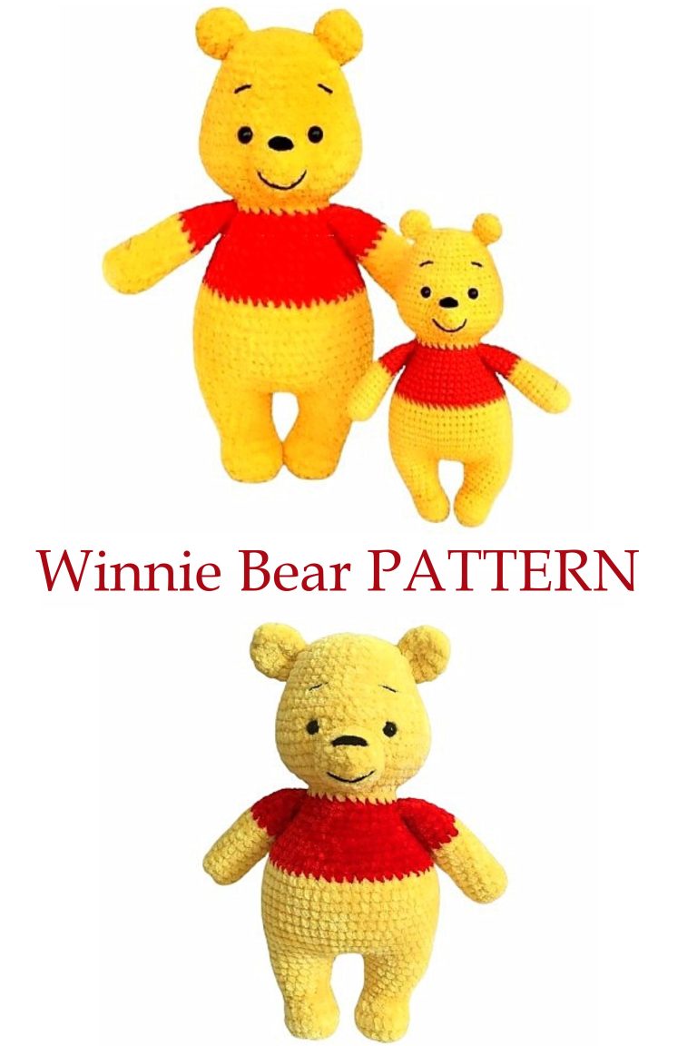 Winnie The Pooh Bear Amigurumi Pattern - Amigurumi Patterns