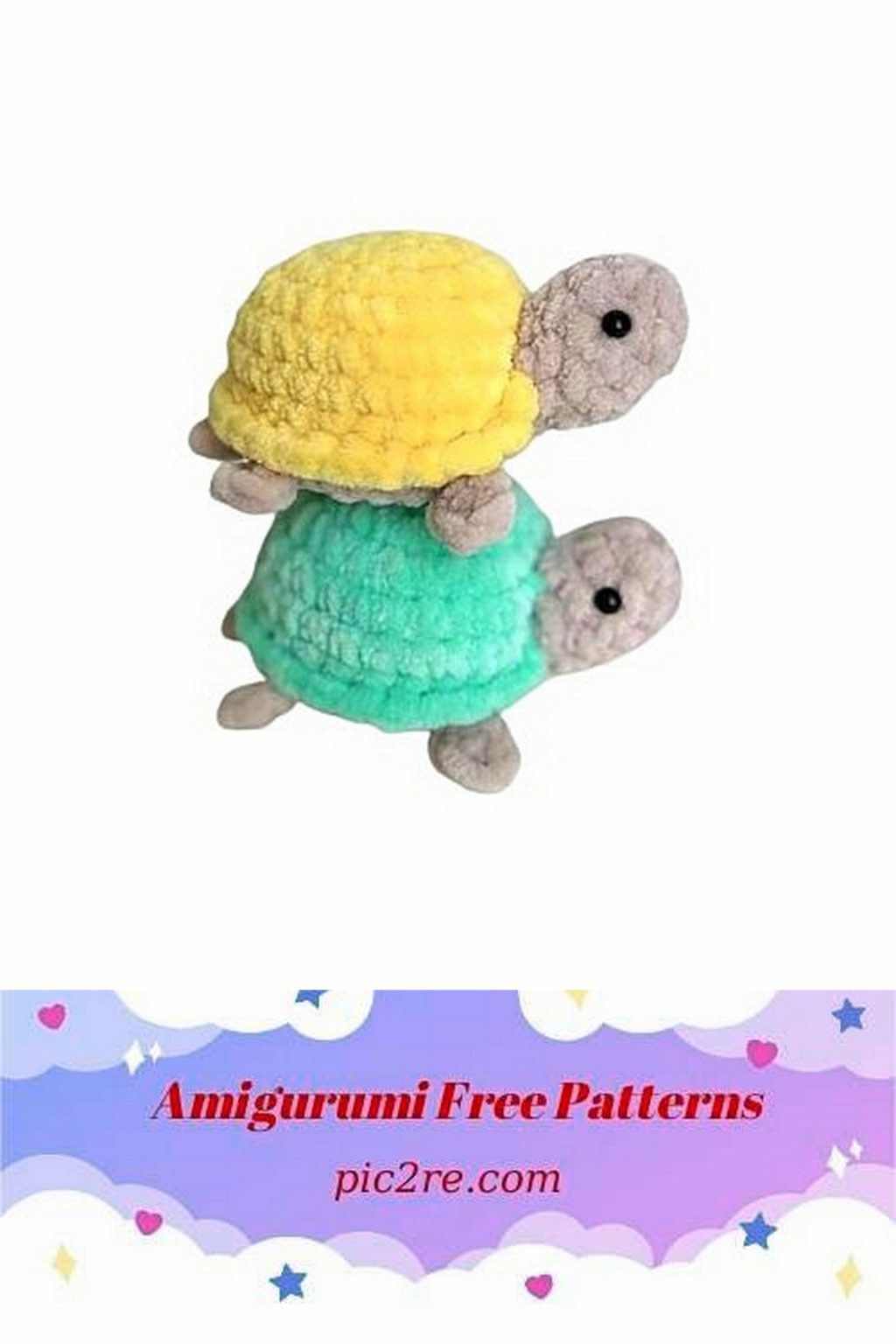 Cute Turtle Free Amigurumi Pattern - Amigurumi Patterns